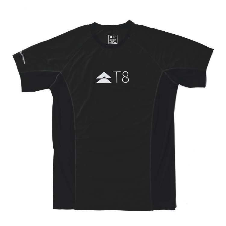 RUN｜T8 Men's Iced Tee - Black 跑步運動衫