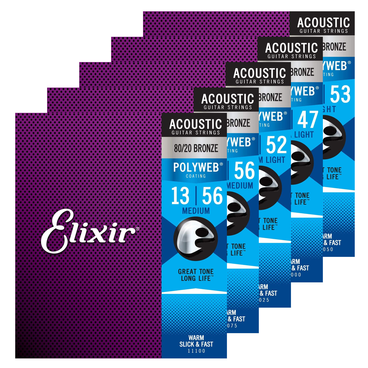 民謠吉他弦 美國Elixir POLYWEB 11000 11025 11050 11075 11100