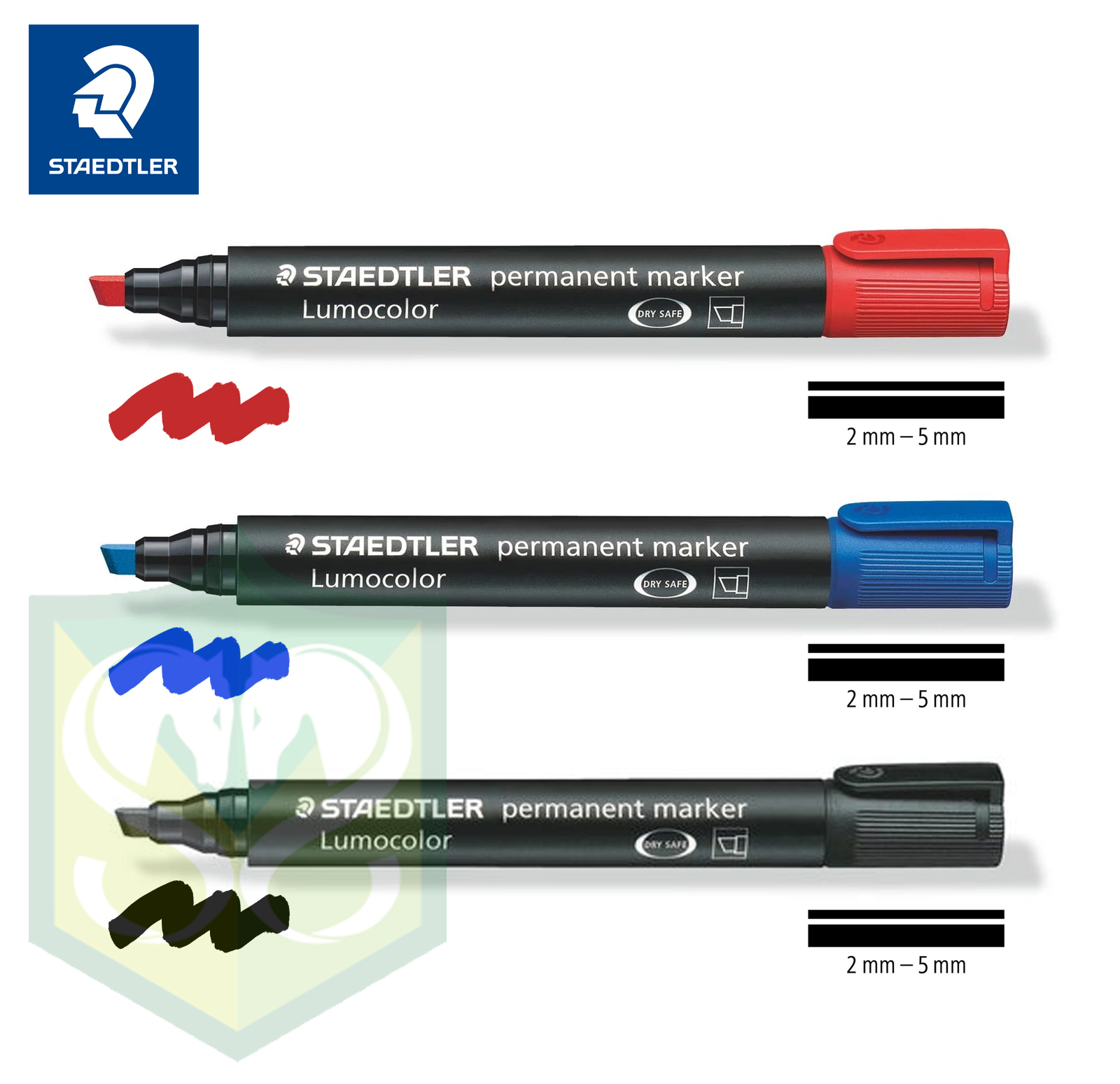 STAEDTLER Lumocolor® permanent marker 350 箱頭筆 (方頭)