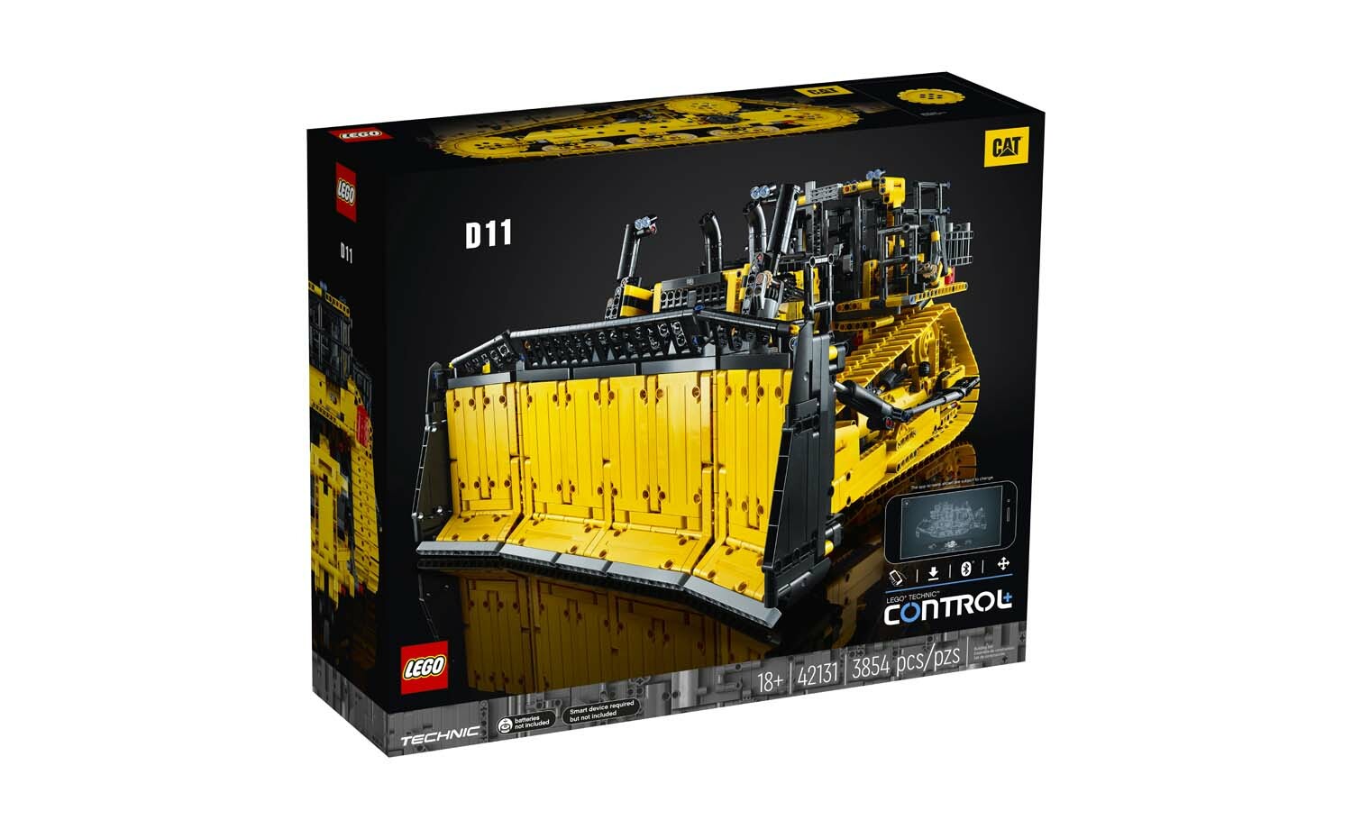 [飛米樂高積木磚賣店] LEGO 42131 Technic-遙控卡特彼勒D11推土機