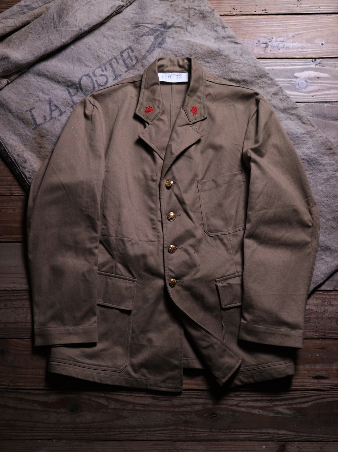 Deadstock 1950's French Postman Summer Jacket / 法國郵差工作夾