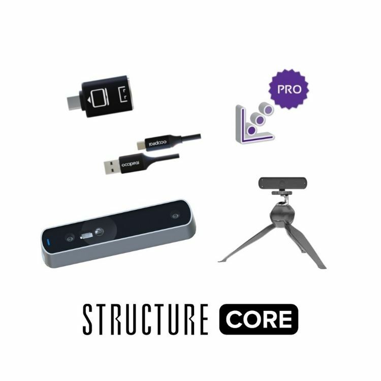 Occipital Structure Core 3D掃瞄 Bundle | DTSL