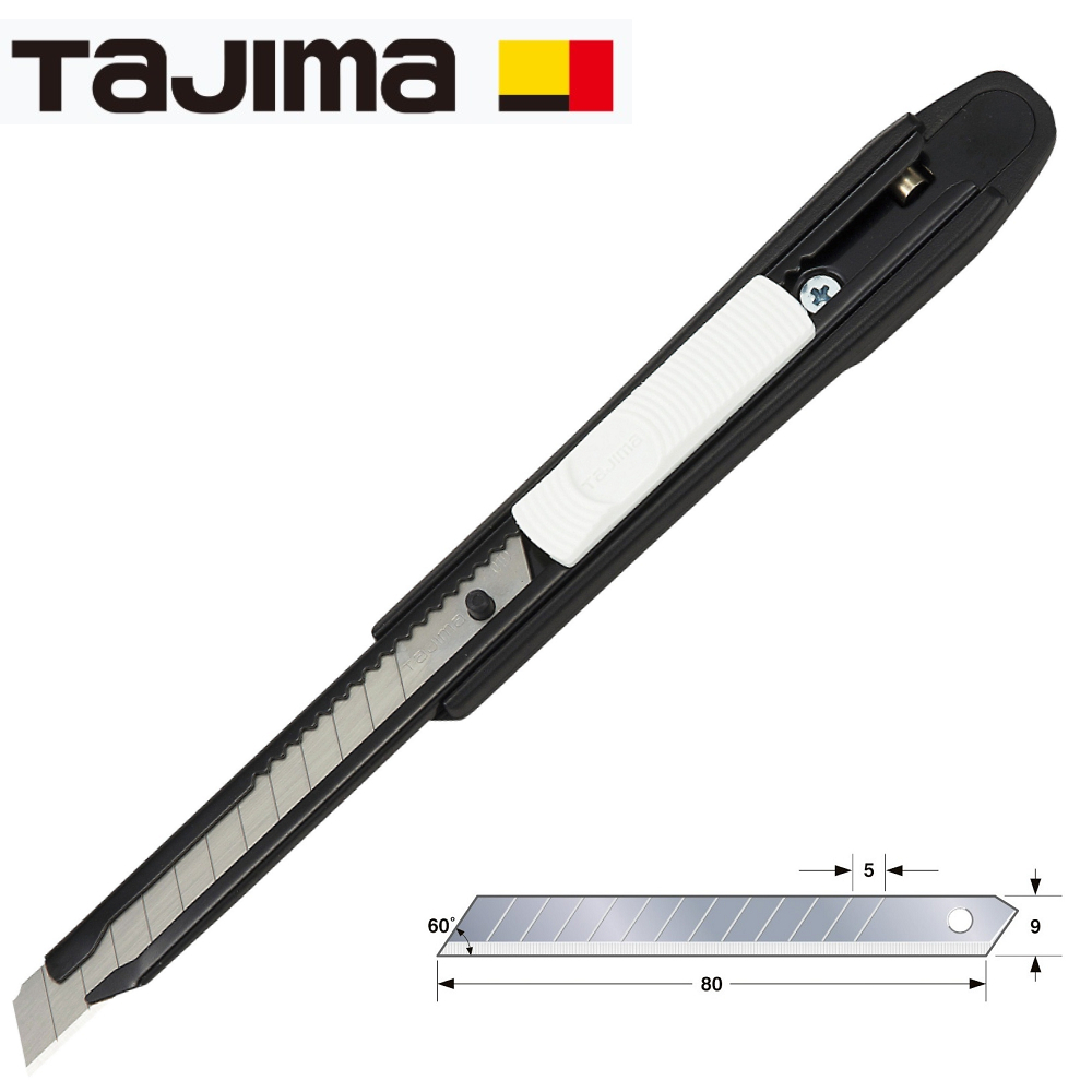 日本 田島Tajima DORAFIN小美工刀 DC-A310BK｜045000610101