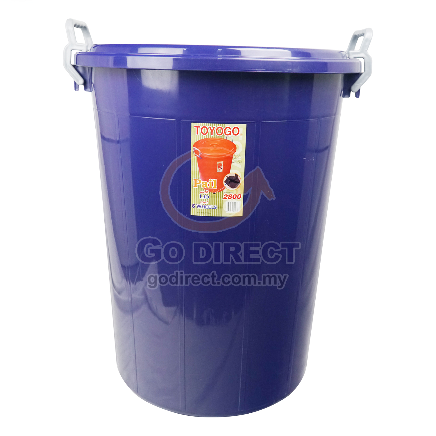 TOYOGO 132L Plastic Pail With Lid (2800) Malaysia
