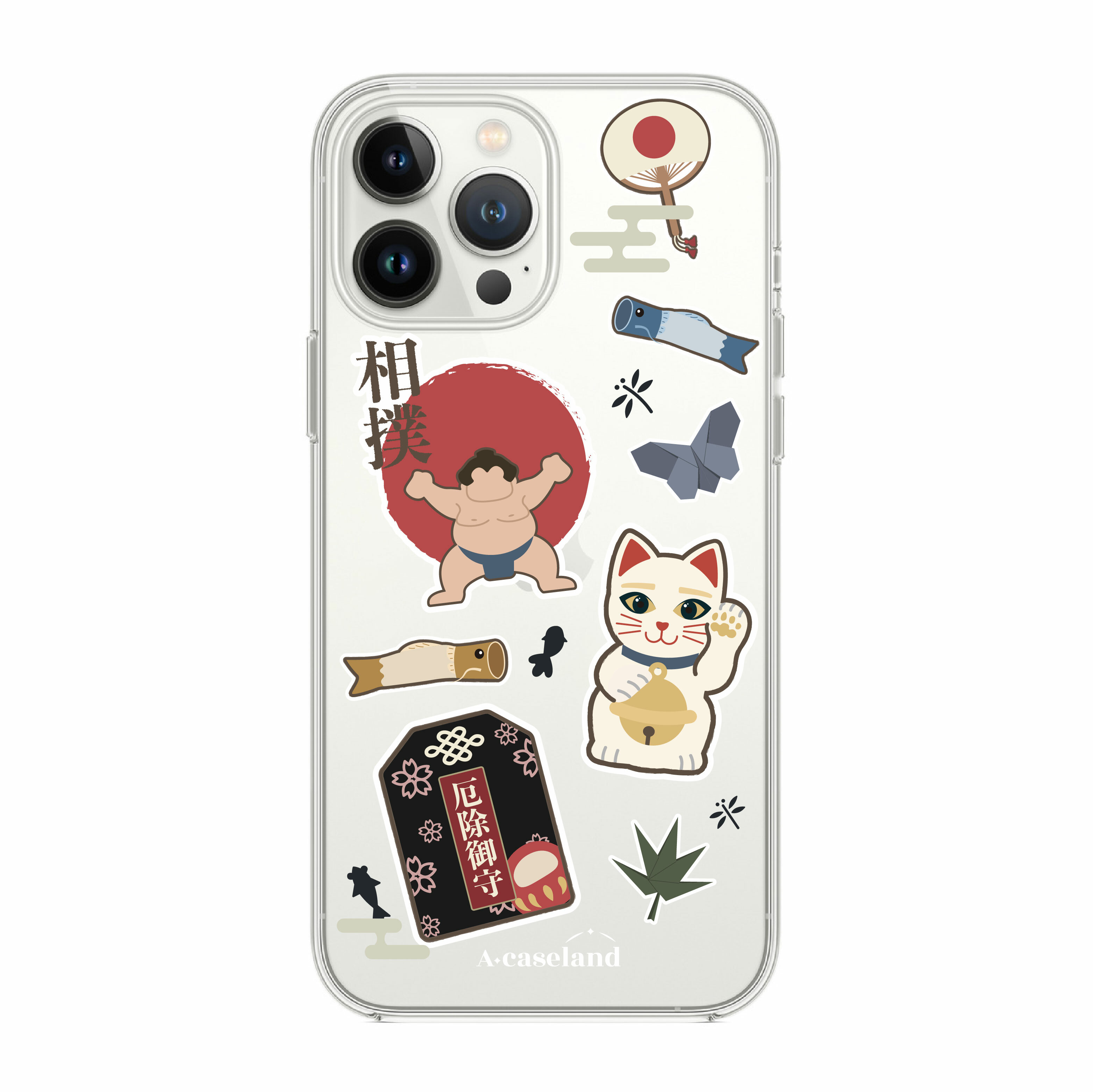 日本 Sticker Style 透明TPU手機保護殻