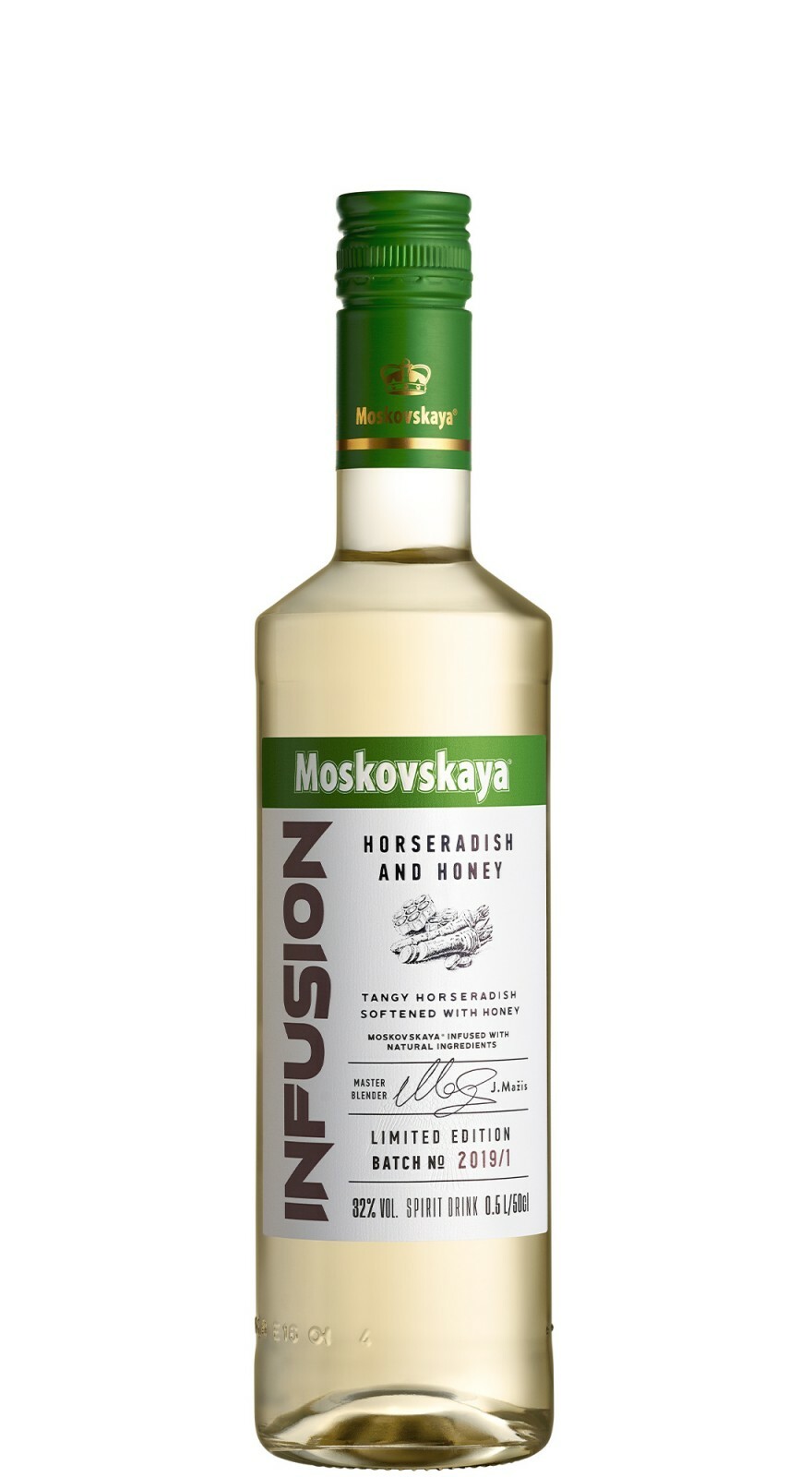 Moskovskaya Infusion Horseradish & Honey Vodka 500ML