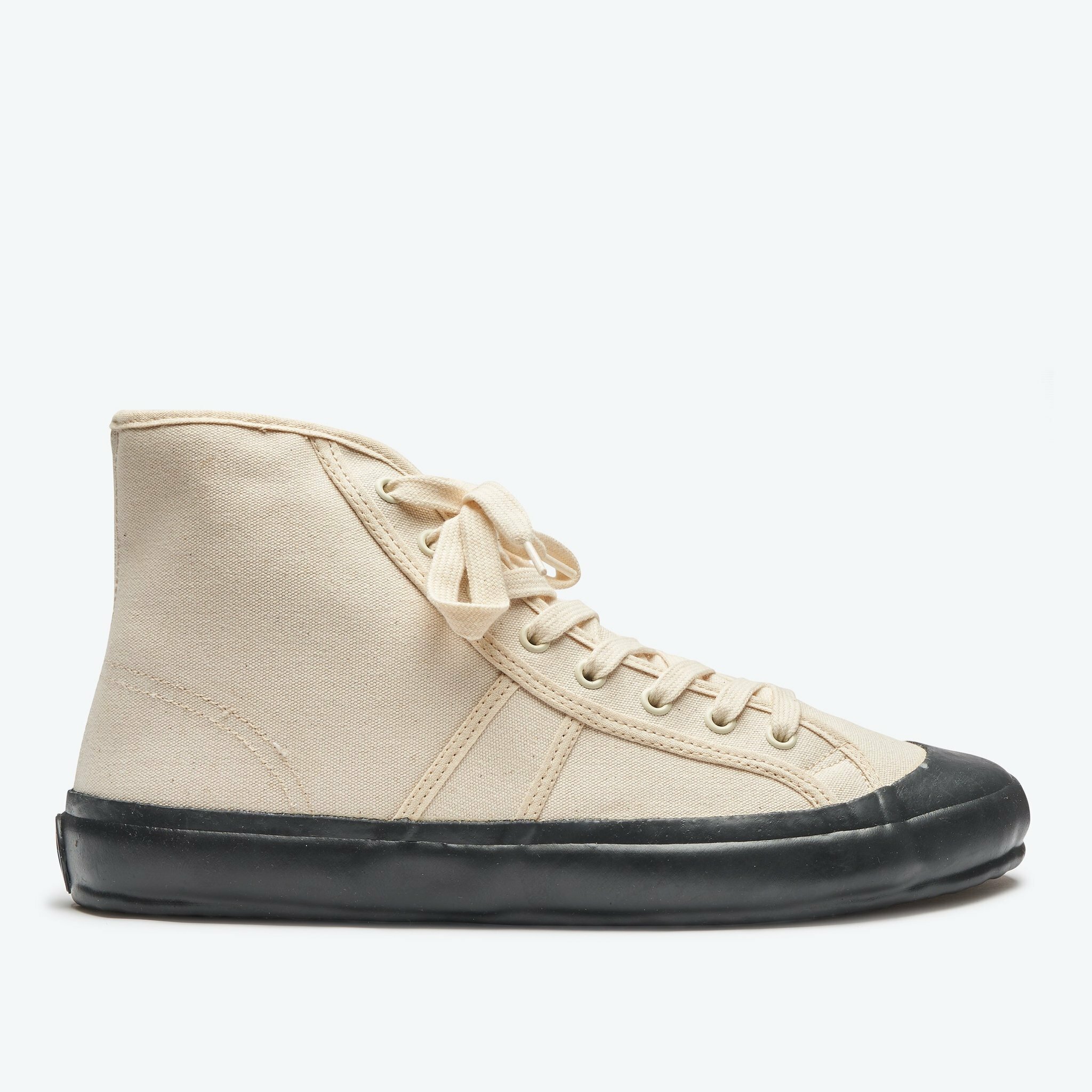 ECRU Canvas Deck Shoes High