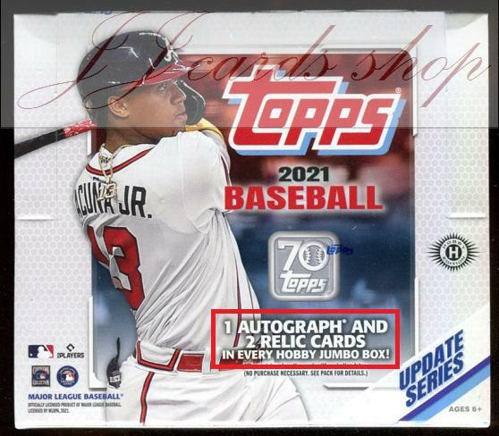 MLB 2021 Topps Update Series S3 JUMBO 正規 系列三 棒球卡 卡盒 ( 盒