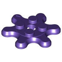 LEGO零件 圓形平板 2x2 35442 深紫色 6238330