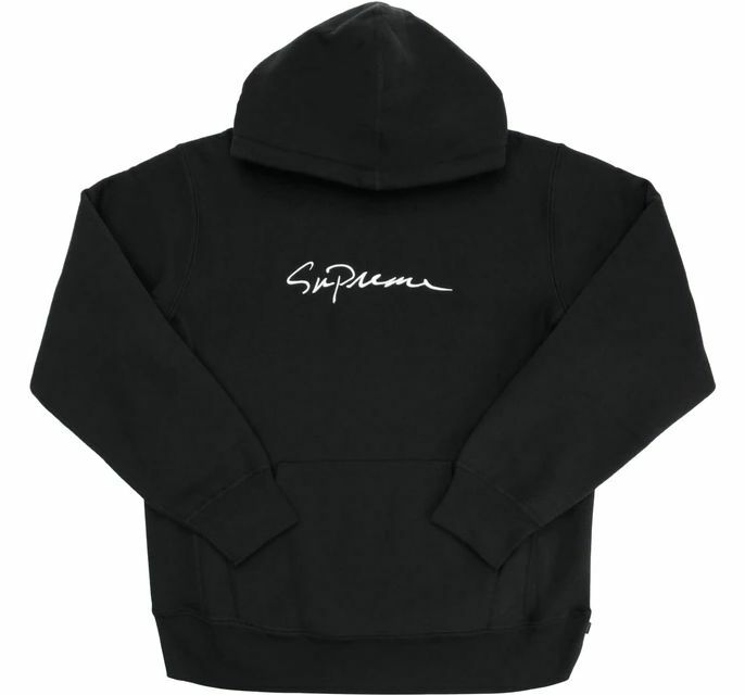 Supreme Classic Script Hooded Sweatshirt
