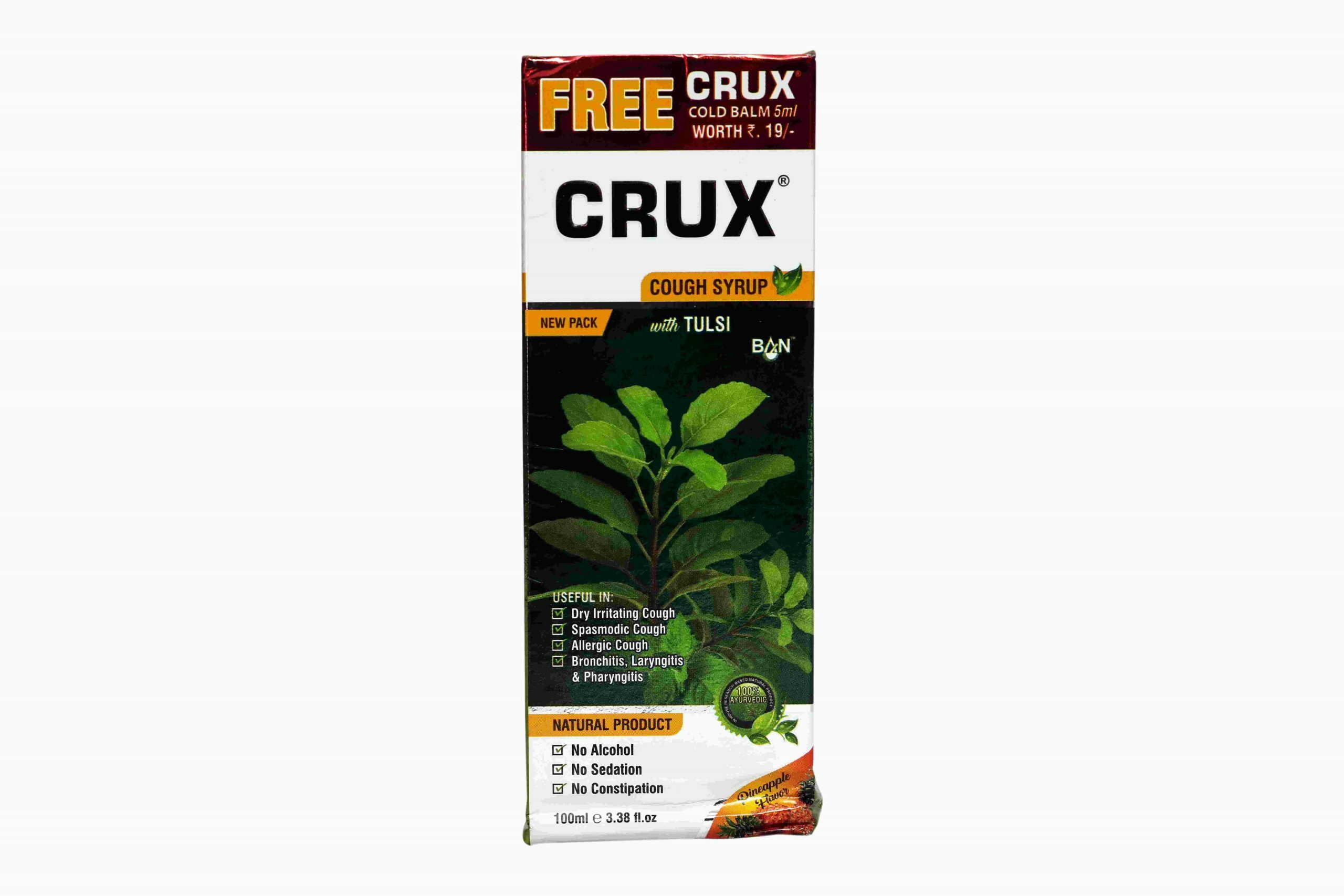 CRUX Cough Syrup with Tulsi 100ml