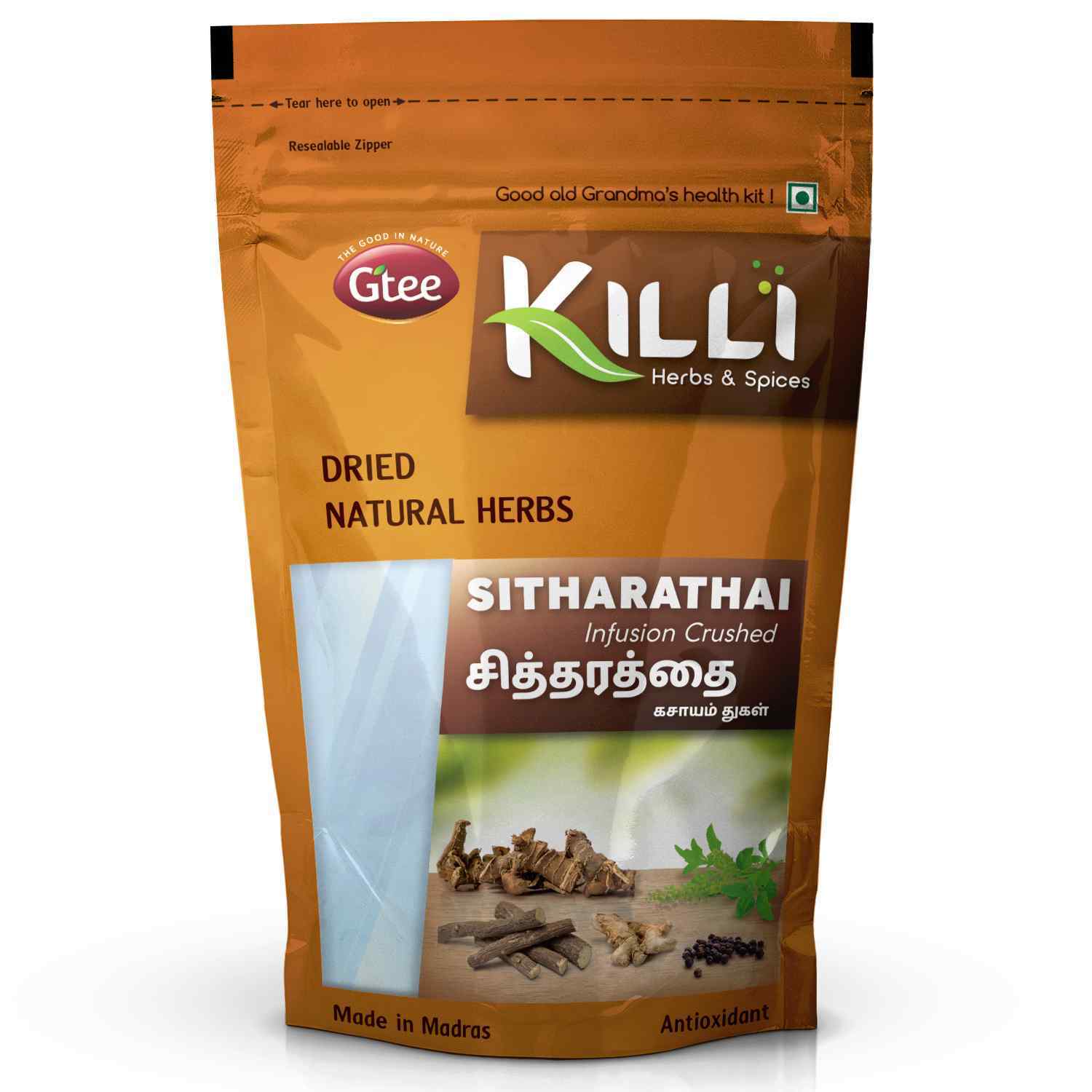 Killi Sitharathai Infusion Crushed Powder (Cold & Co...