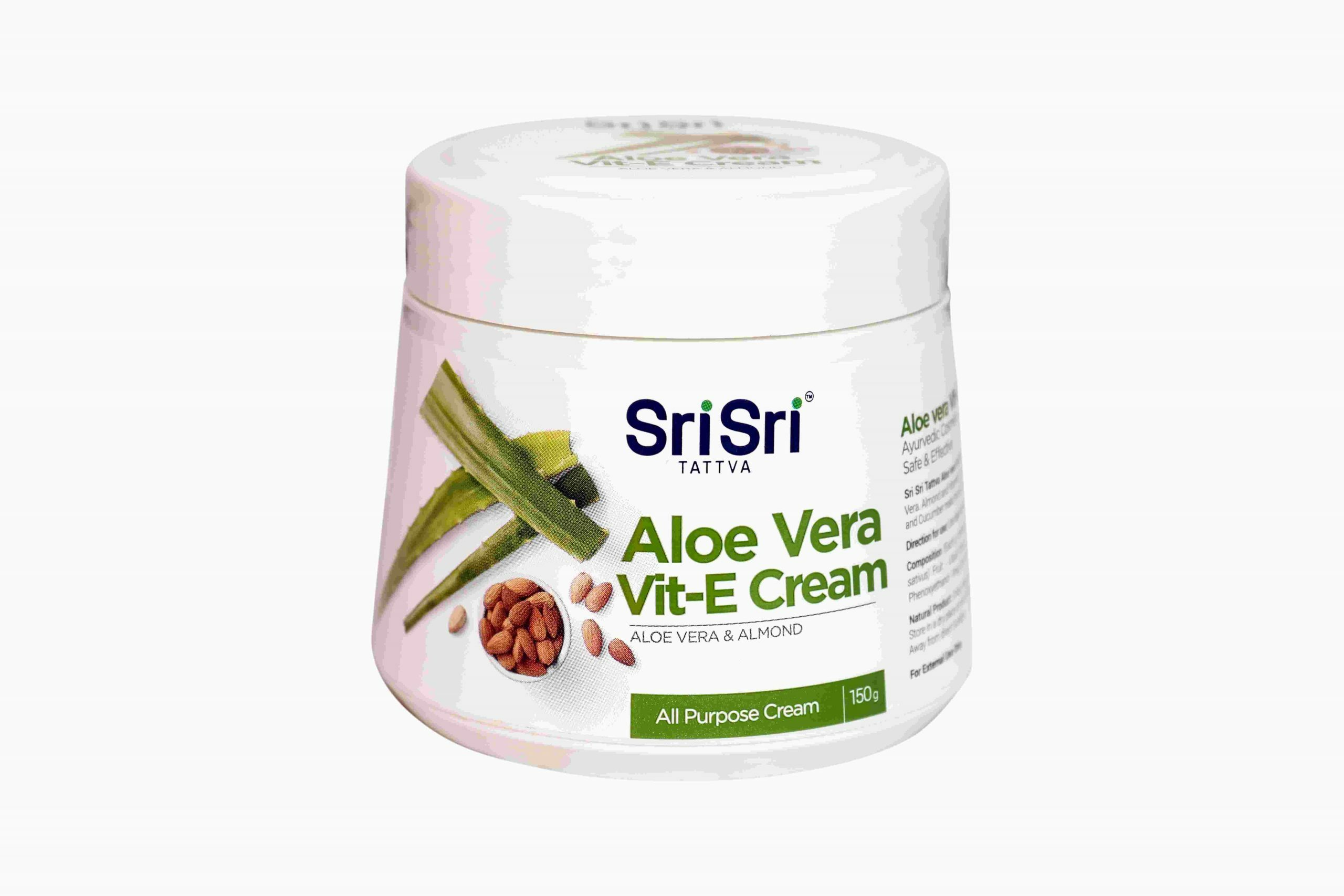 Sri Sri Tattva Aloe Vera Vit E Cream 150g