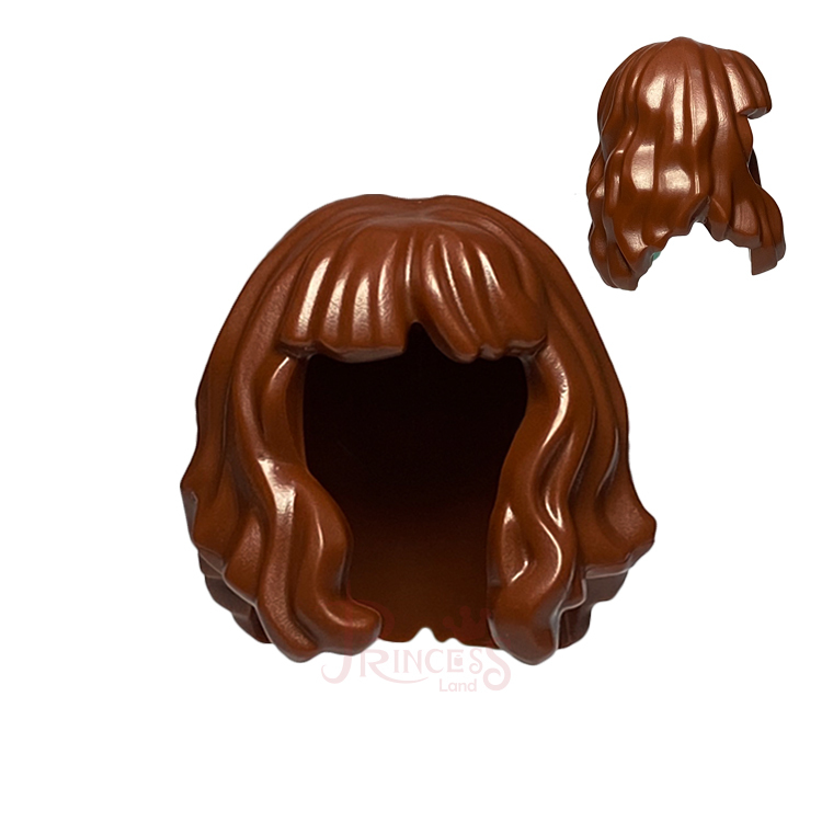 公主樂糕殿 LEGO 樂高 76387 哈利波特 妙麗 頭髮 中長捲髮 劉海 紅棕色 37697 A243