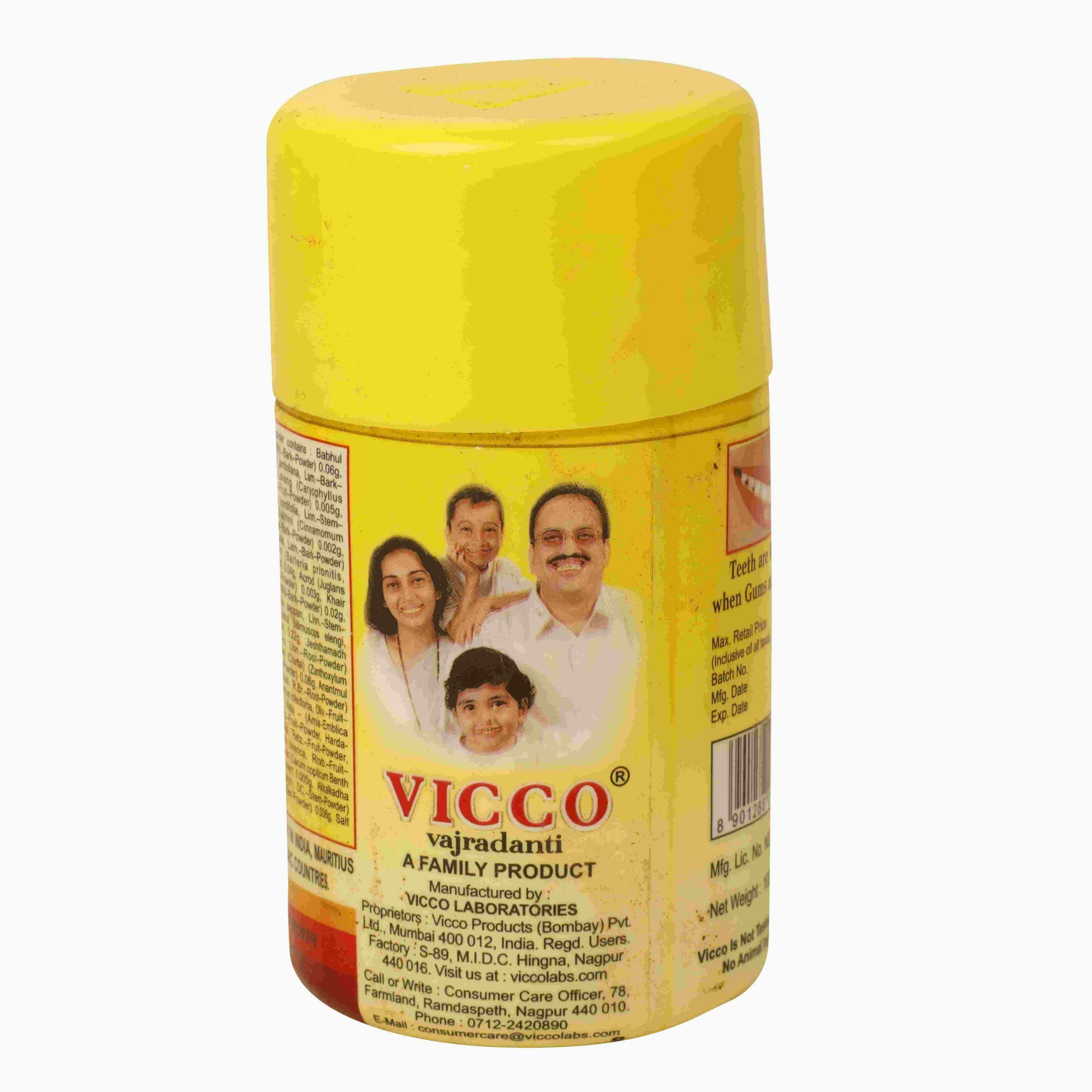 Vicco Vajradanti Powder 50g & 100g