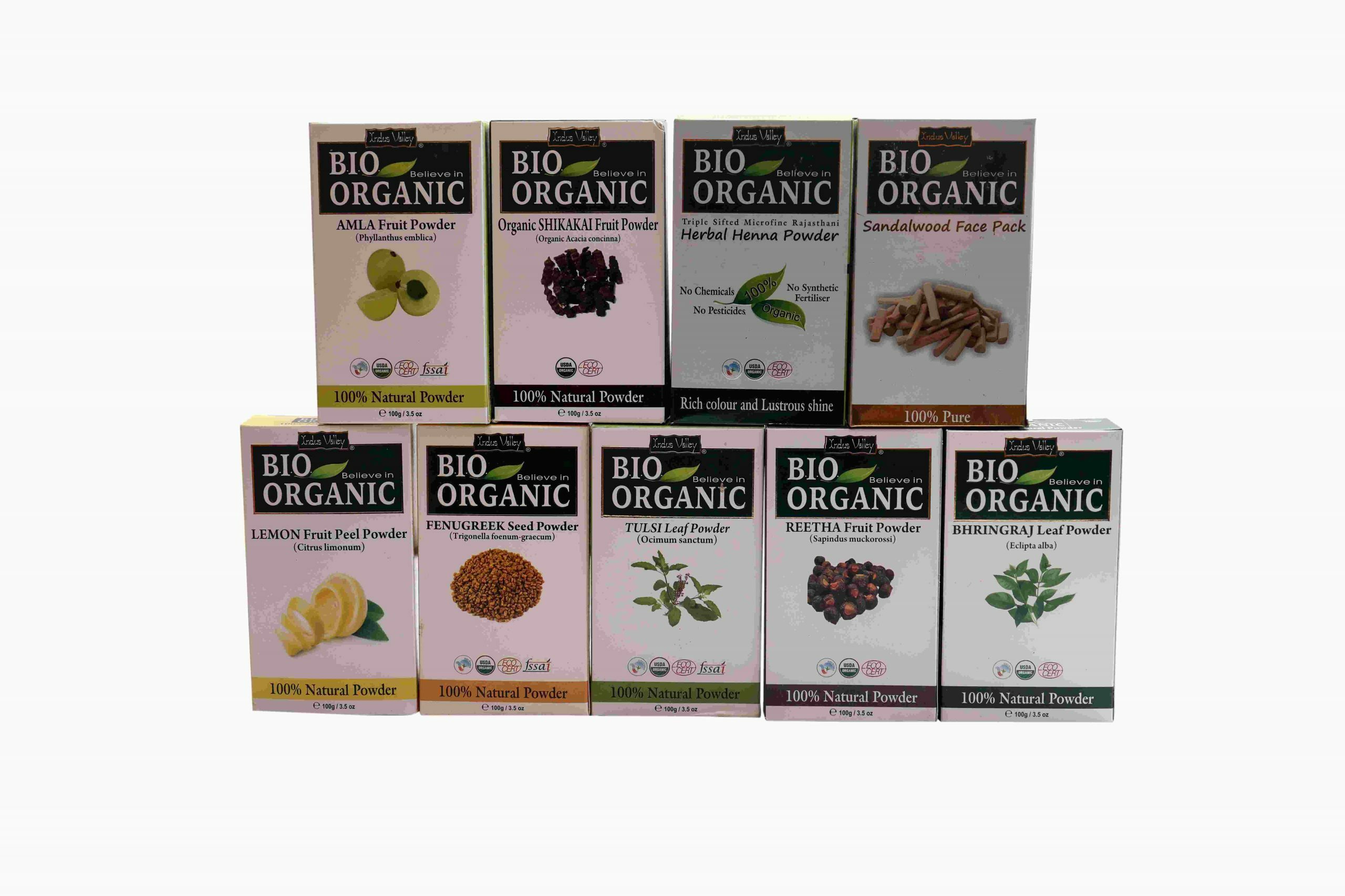 Bio Organic Bhringraj Leaf Powder 100g , Sandalwood ...