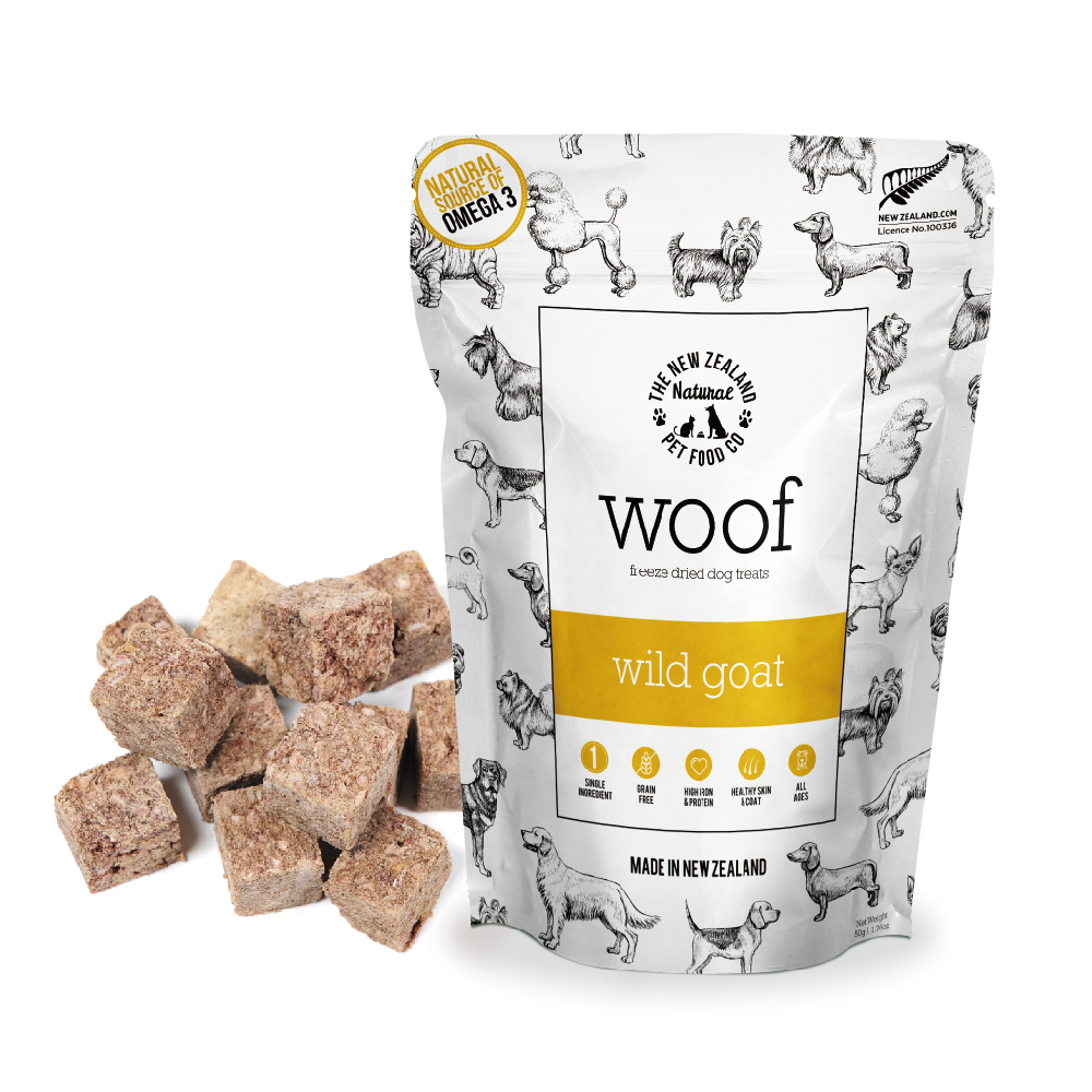 紐西蘭NZ Natural woof狗狗冷凍乾燥零食 | 野生山羊肉