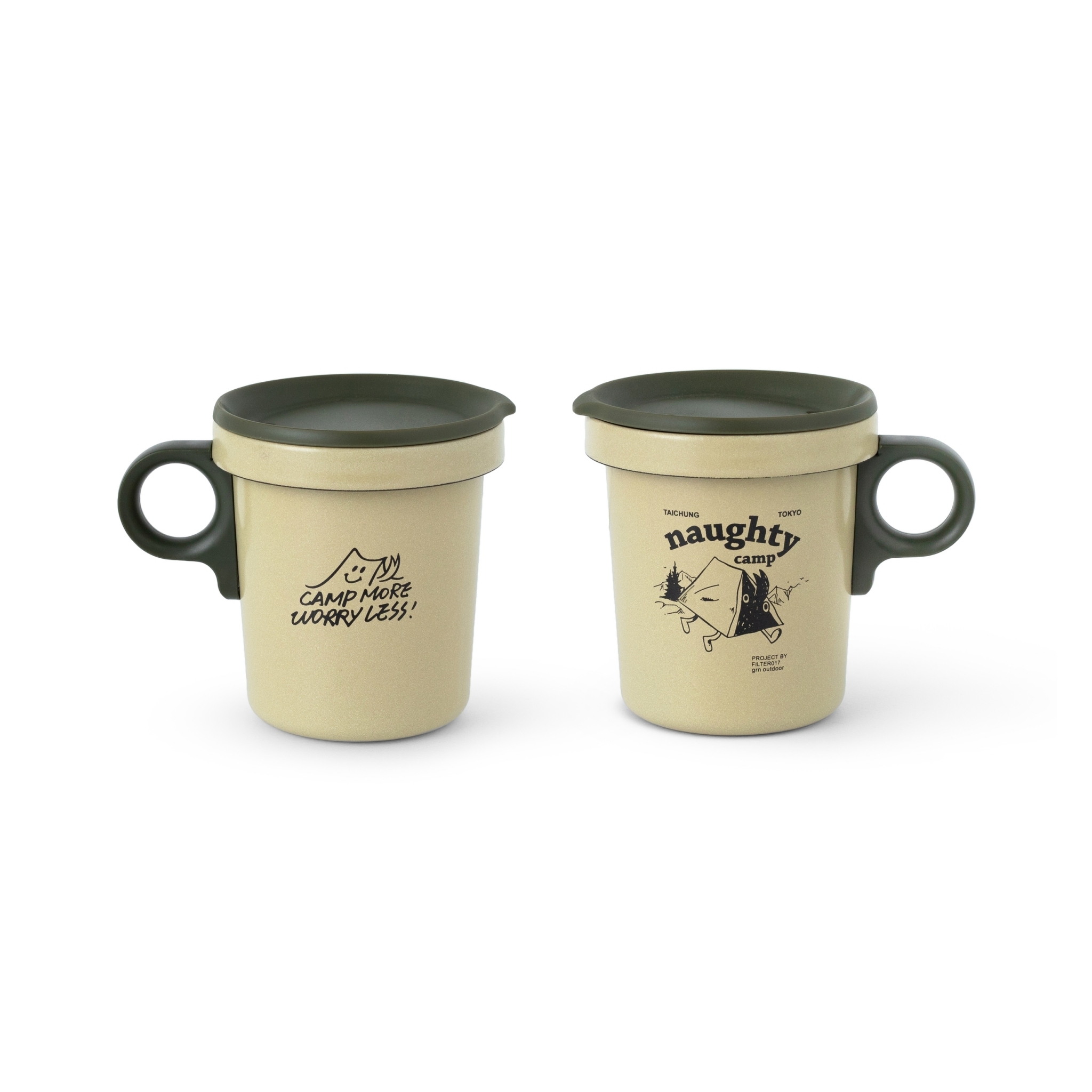 Naughty Camp x ovject Enamel Hook Mug 聯名搪瓷琺瑯杯