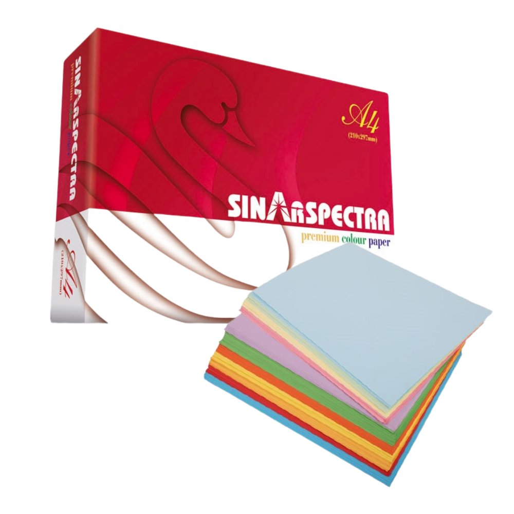 Sinar Spectra 彩色影印紙 A5 80gsm (豔麗色系 #2XX) (2小包共1000張)