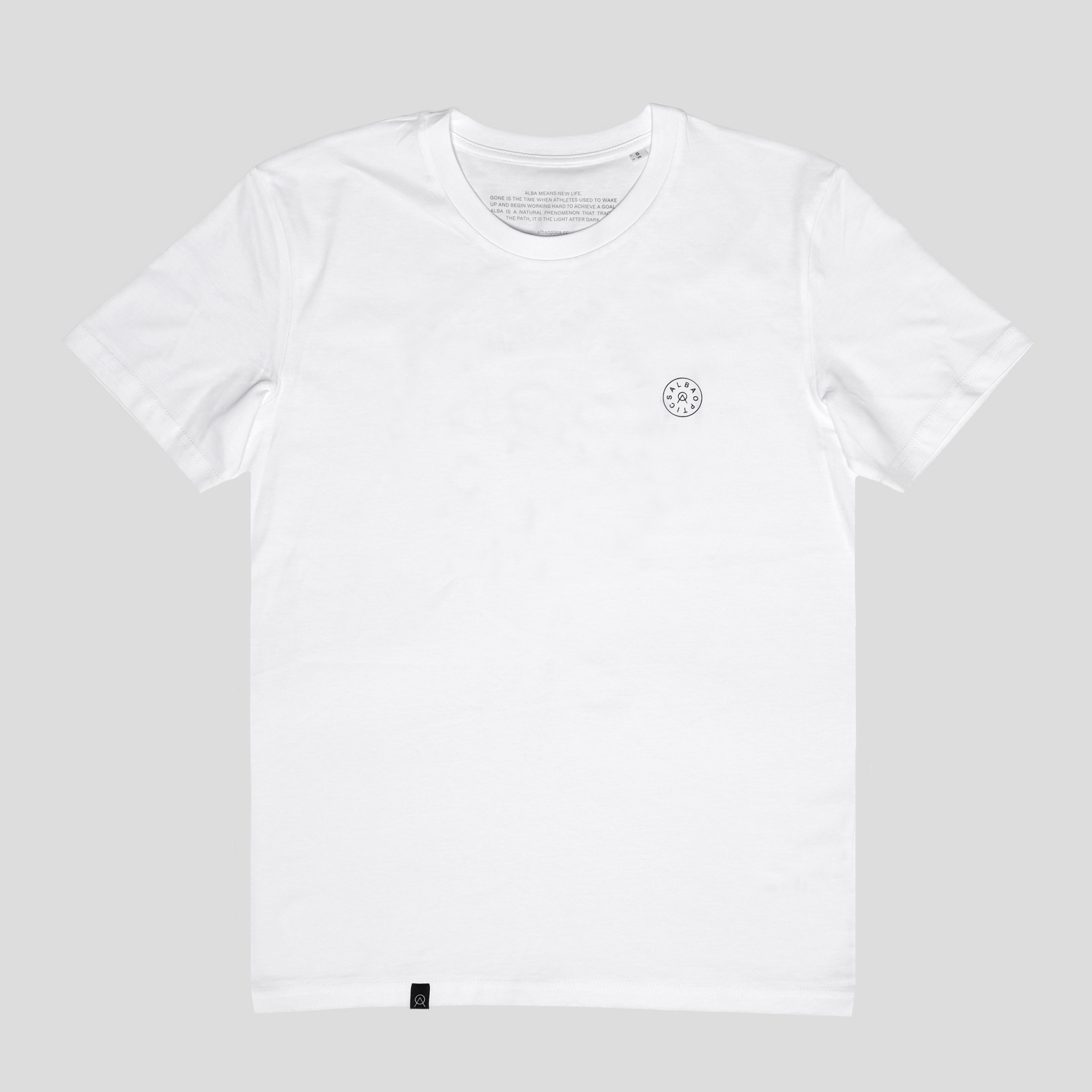 ALBA OPTICS LOGO TEE - WHITE