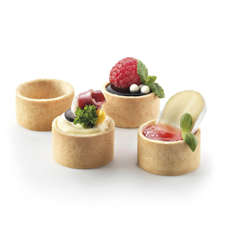冷凍 黑玫瑰迷你圓形香草塔殼 mini tart shells 3.2cm