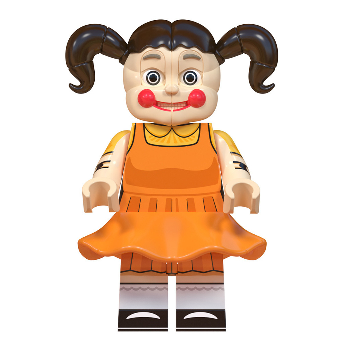 Squid Game Wooden Man Minifigures Fit lego WM2290