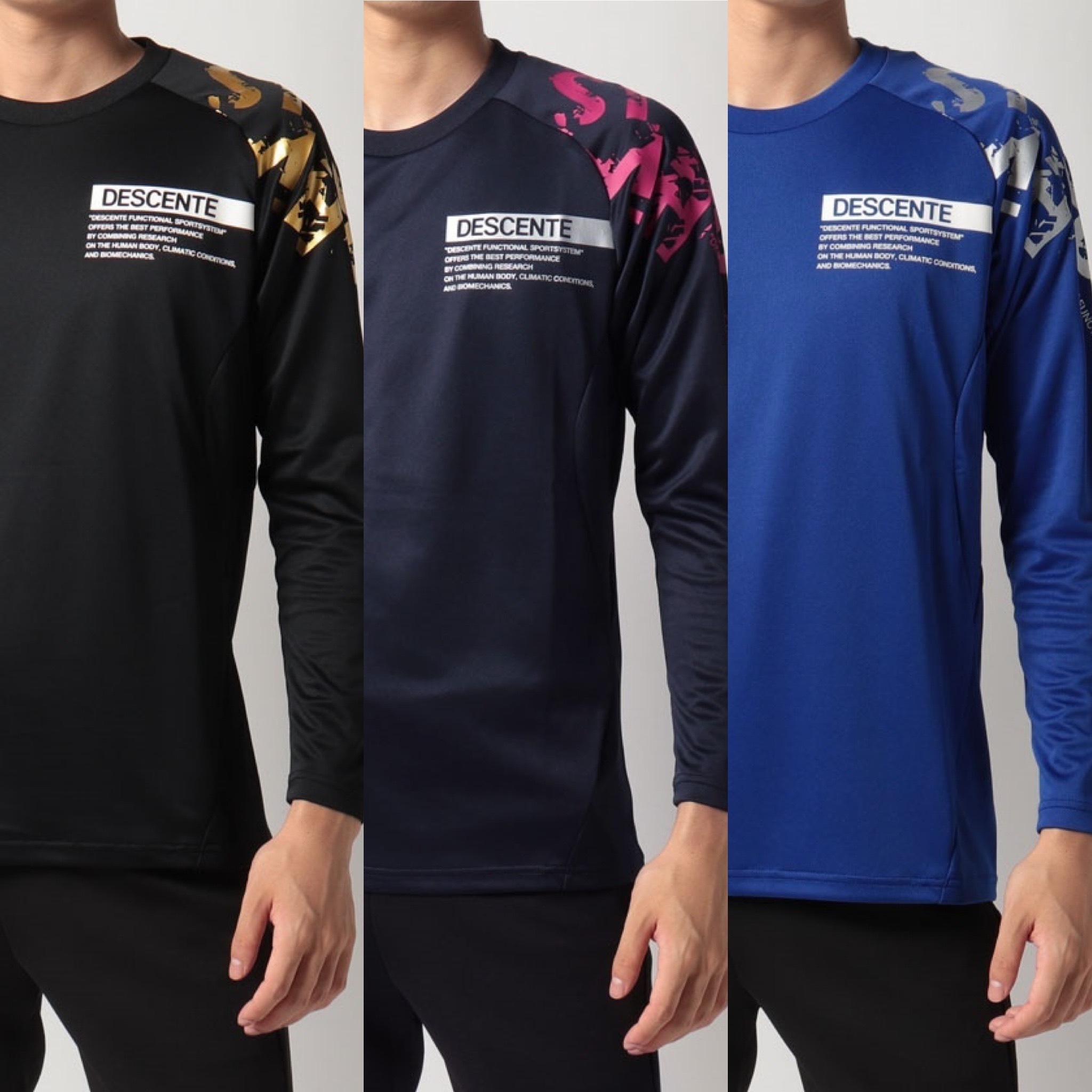 (現貨) Descente Long Sleeve Practice T-Shirt