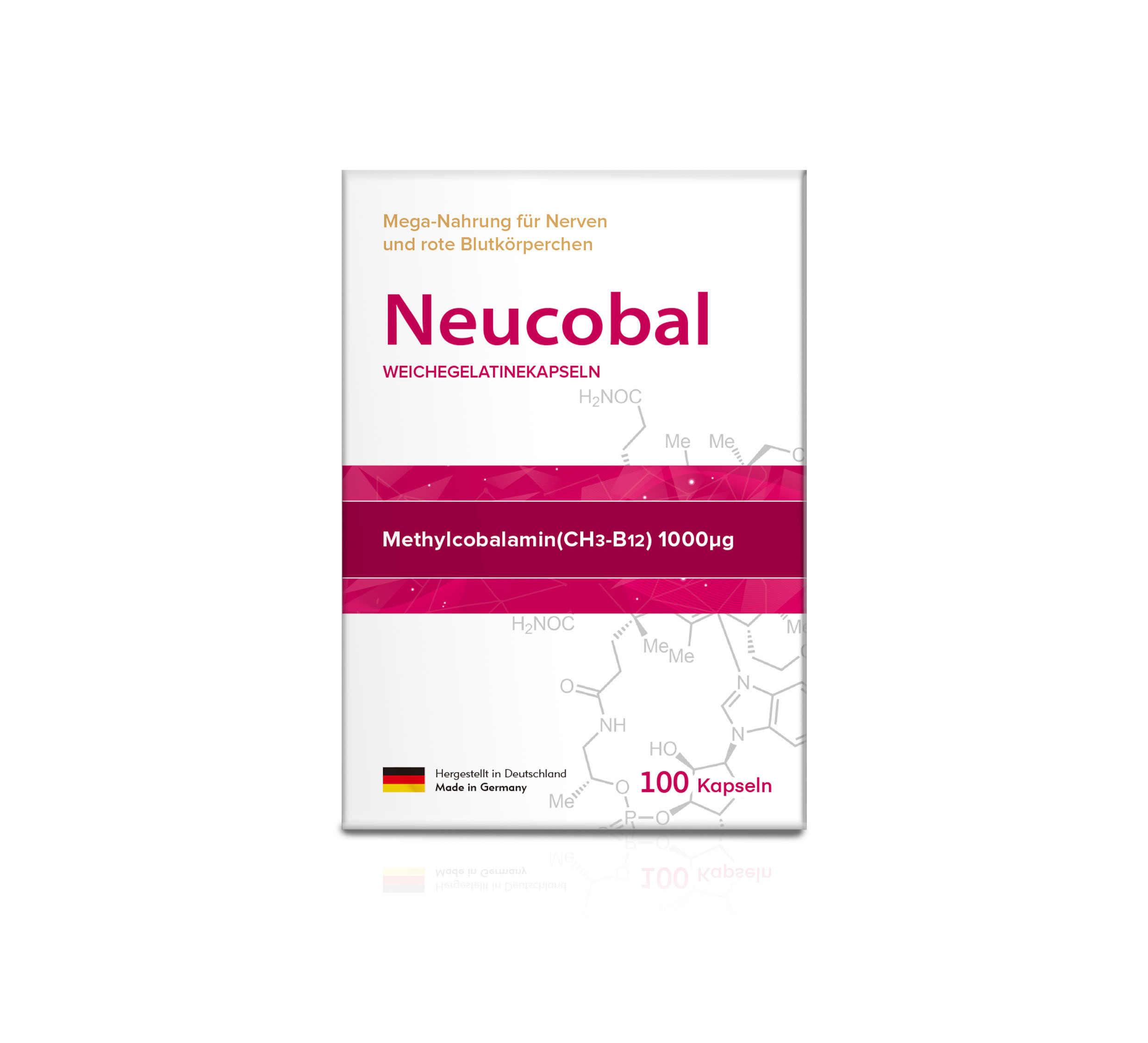【Neucobal 神寶】德國神寶B12 -高單位活性甲基B12 (原產地: 德國) 100粒