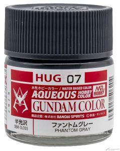 GUNZE 水性漆 鋼彈用 半光澤 幻影灰色 貨號:HUG07