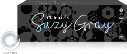 Clalen Iris One Day Suzy Gray 2片