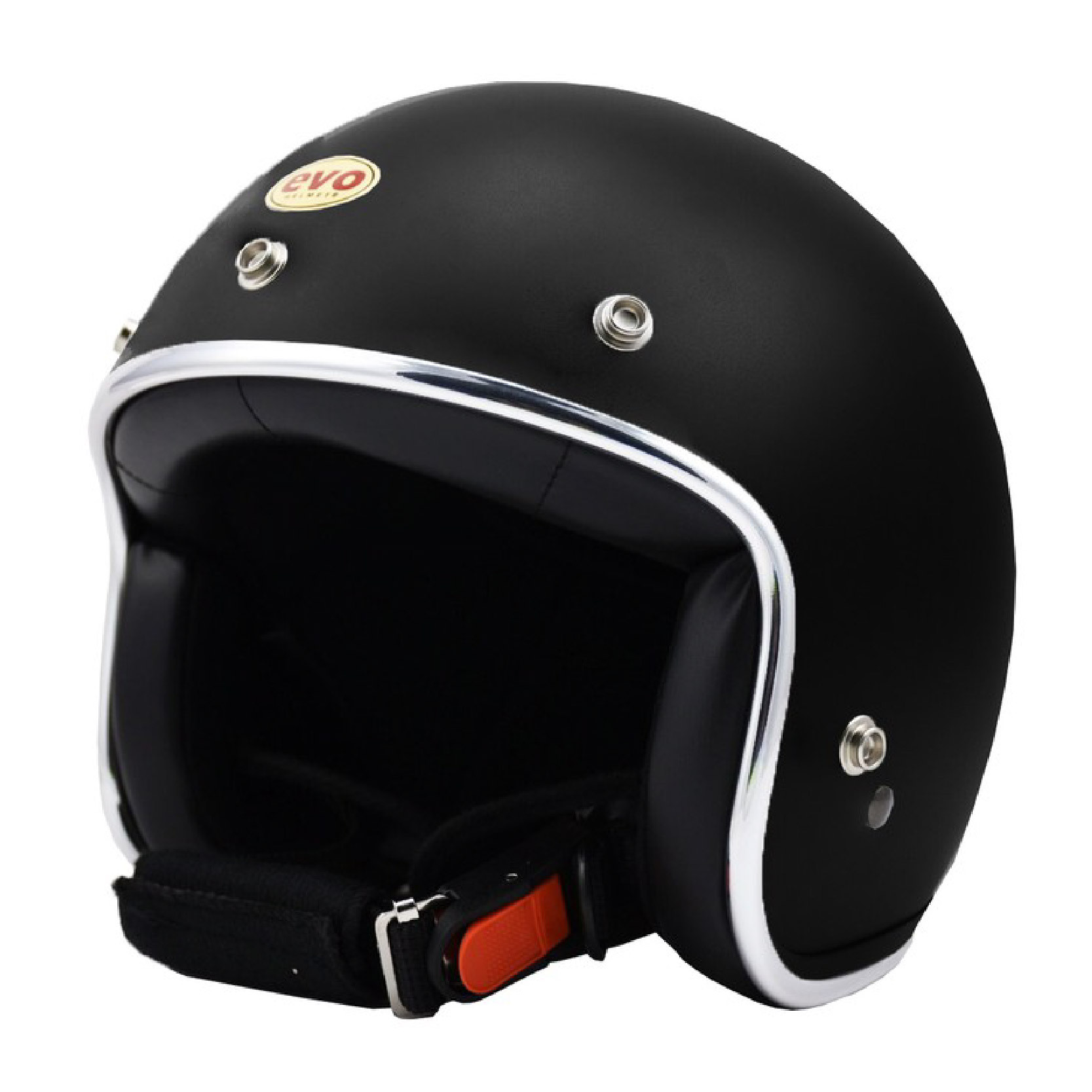 EVO CA309 CA310 精裝版 銀邊 素色 半罩式安全帽｜安信騎士
