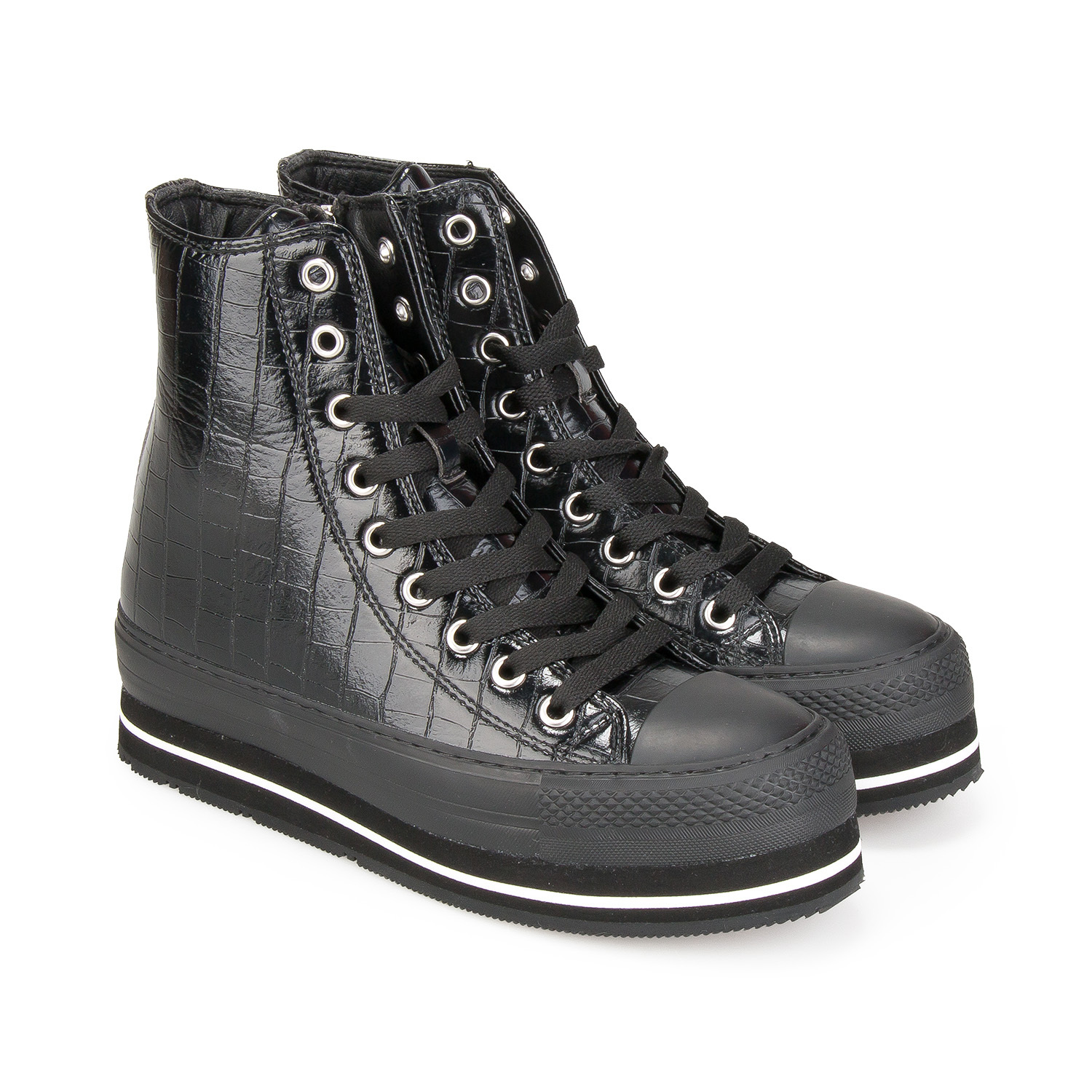 11cm Stone Pattern Super High Top