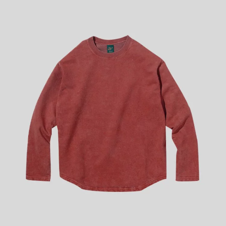 GOOD ON - Rough Crew Sweat Tee 厚磅刷毛大學Tee