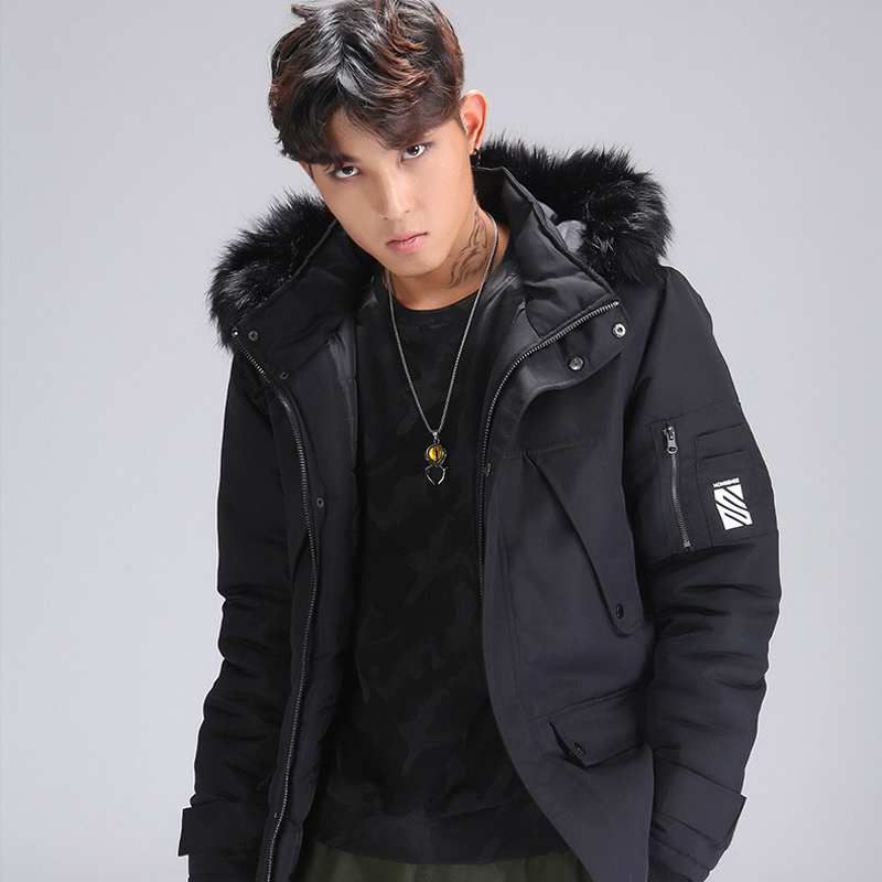 RETOP-N3B毛領防潑水鋪棉外套 黑| RETOP原創潮流服飾品牌