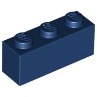 LEGO零件 基本磚 1x3 3622 深藍色 6233955