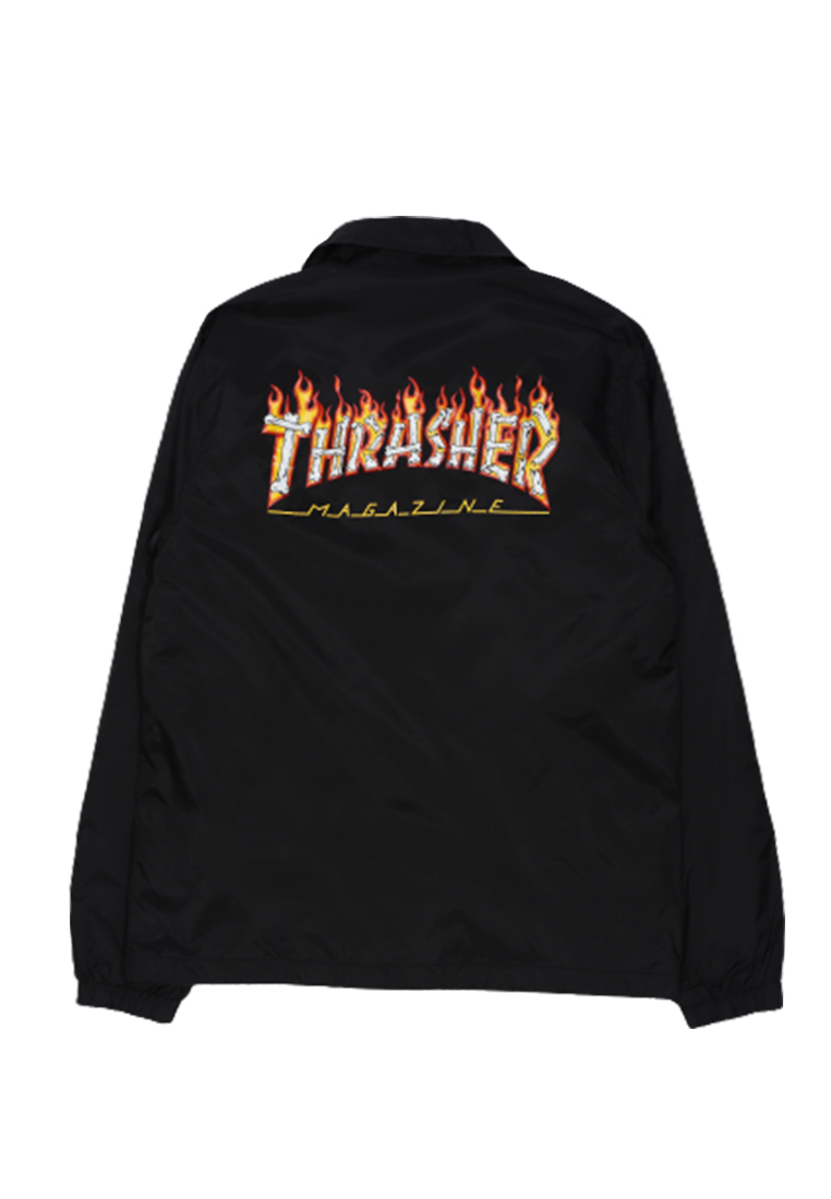 Thrasher Skeleton Flame Coach Jacket