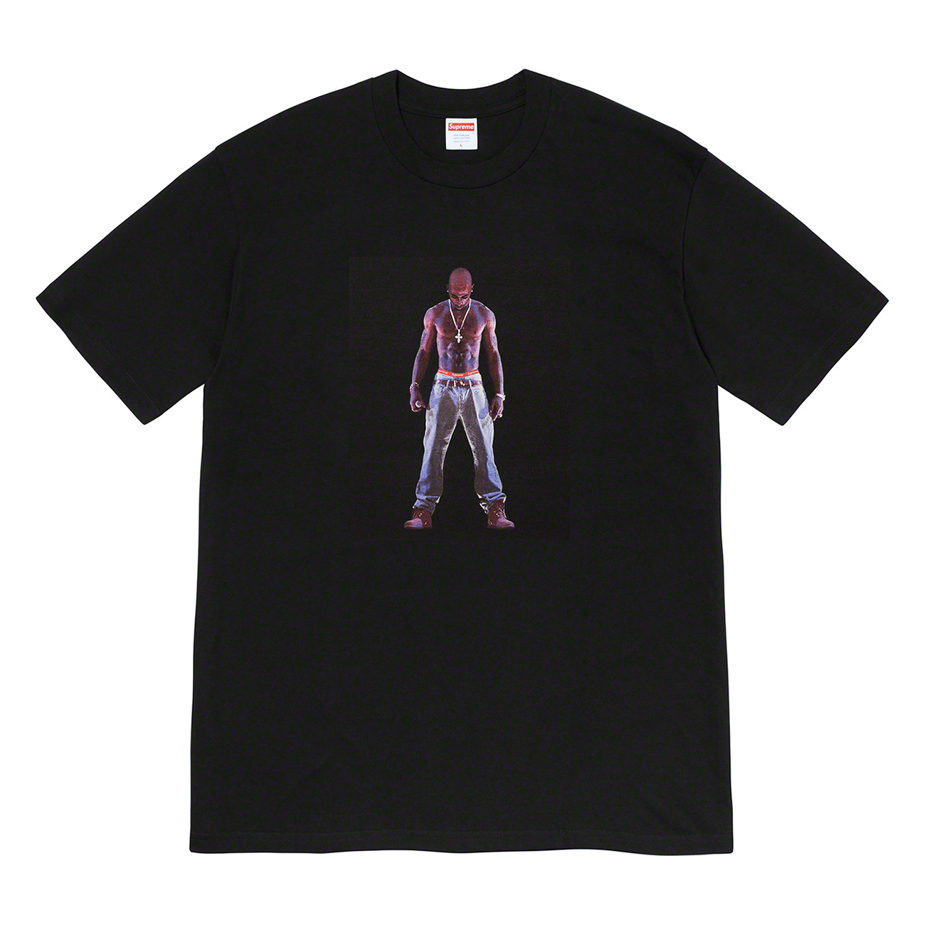 SUPREME TUPAC HOLOGRAM TEE 全息影像 人物照片T 白/灰 -SS20T34