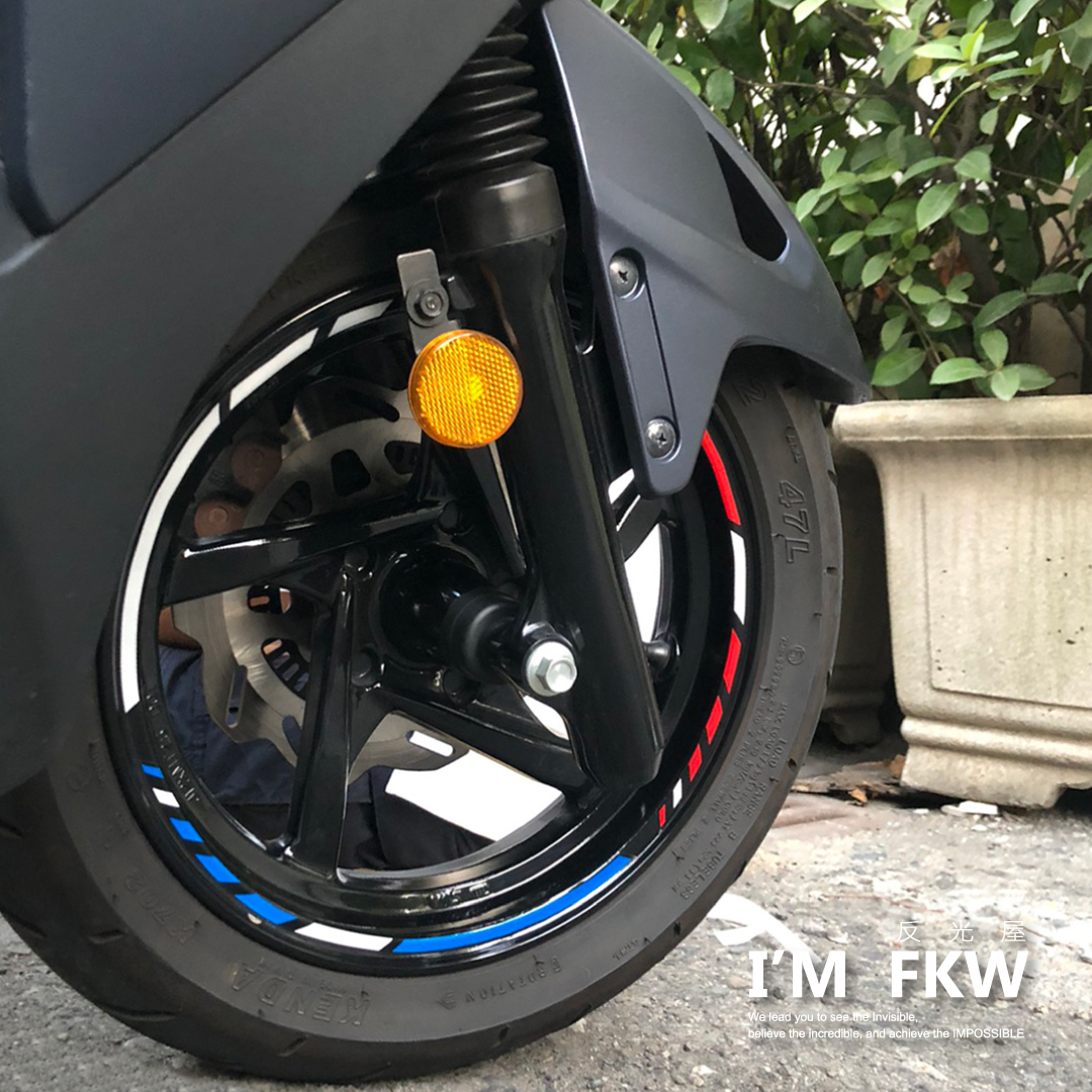 MOTOGP反光輪框貼紙 台灣 / 美國 / 法國 /英國