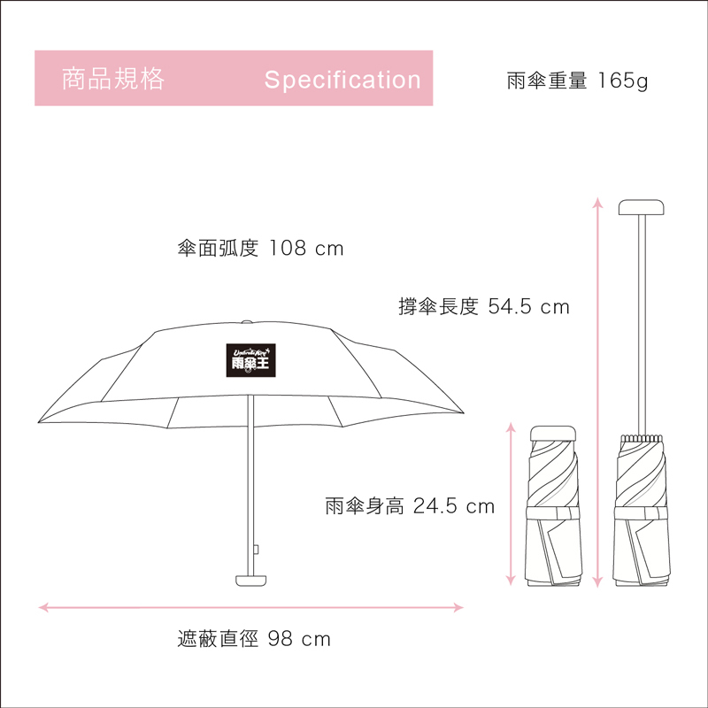 《BigRed 太扁》21吋手開傘-雨傘王UmbrellaKing，全台雨具專業品牌