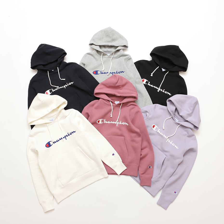 CHAMPION SCRIPT HOODIE WMNS