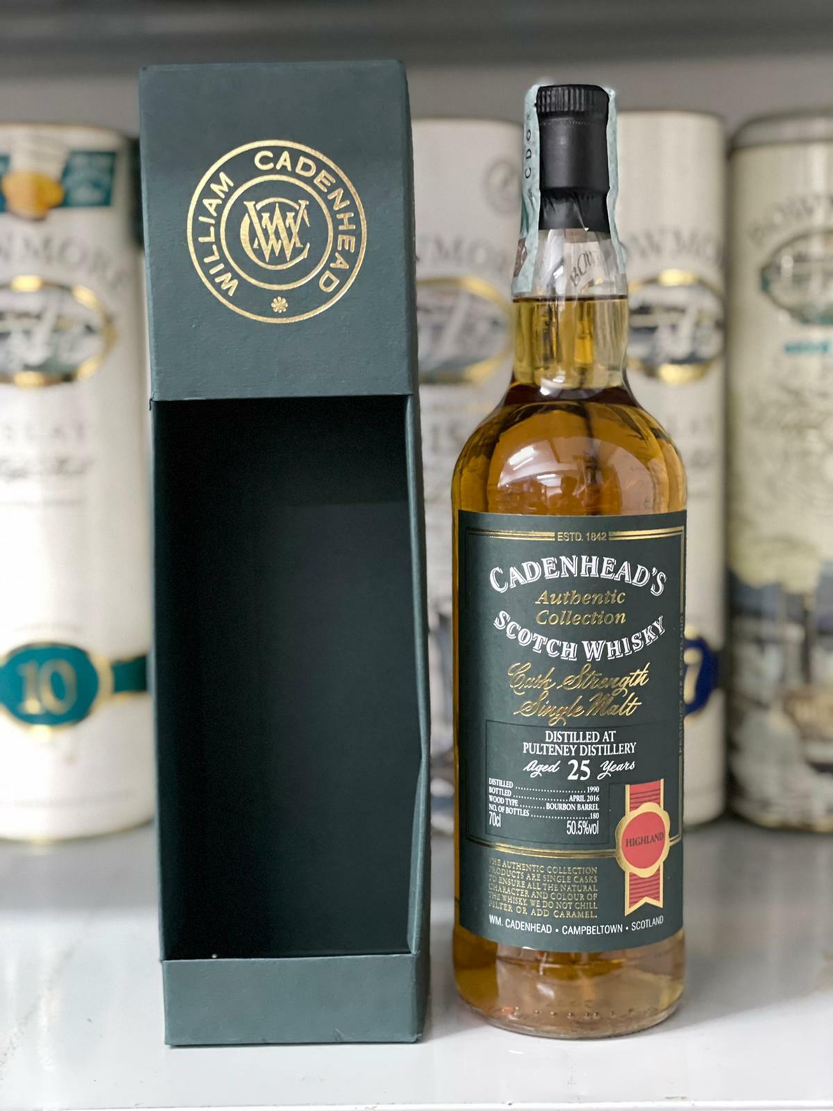 Cadenhead’s Authentic Collection Pulteney 1990-2016 25