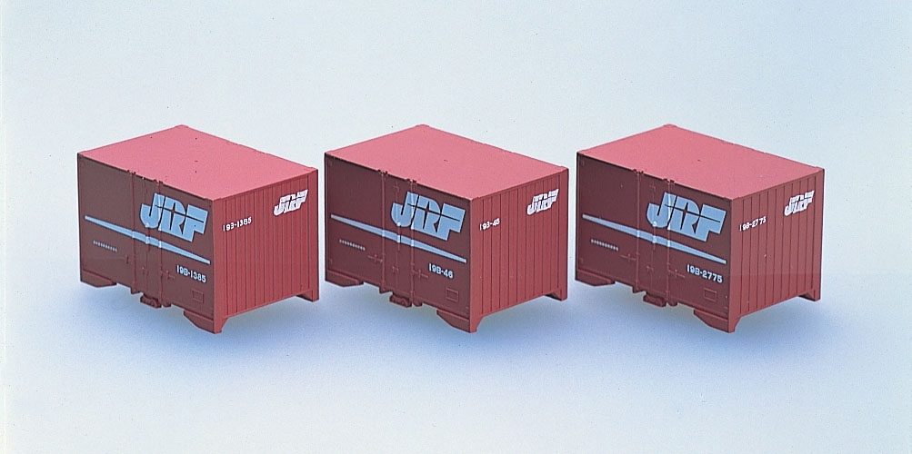 Tomix 3113 N規 JR 19B形 貨櫃 紅 3入