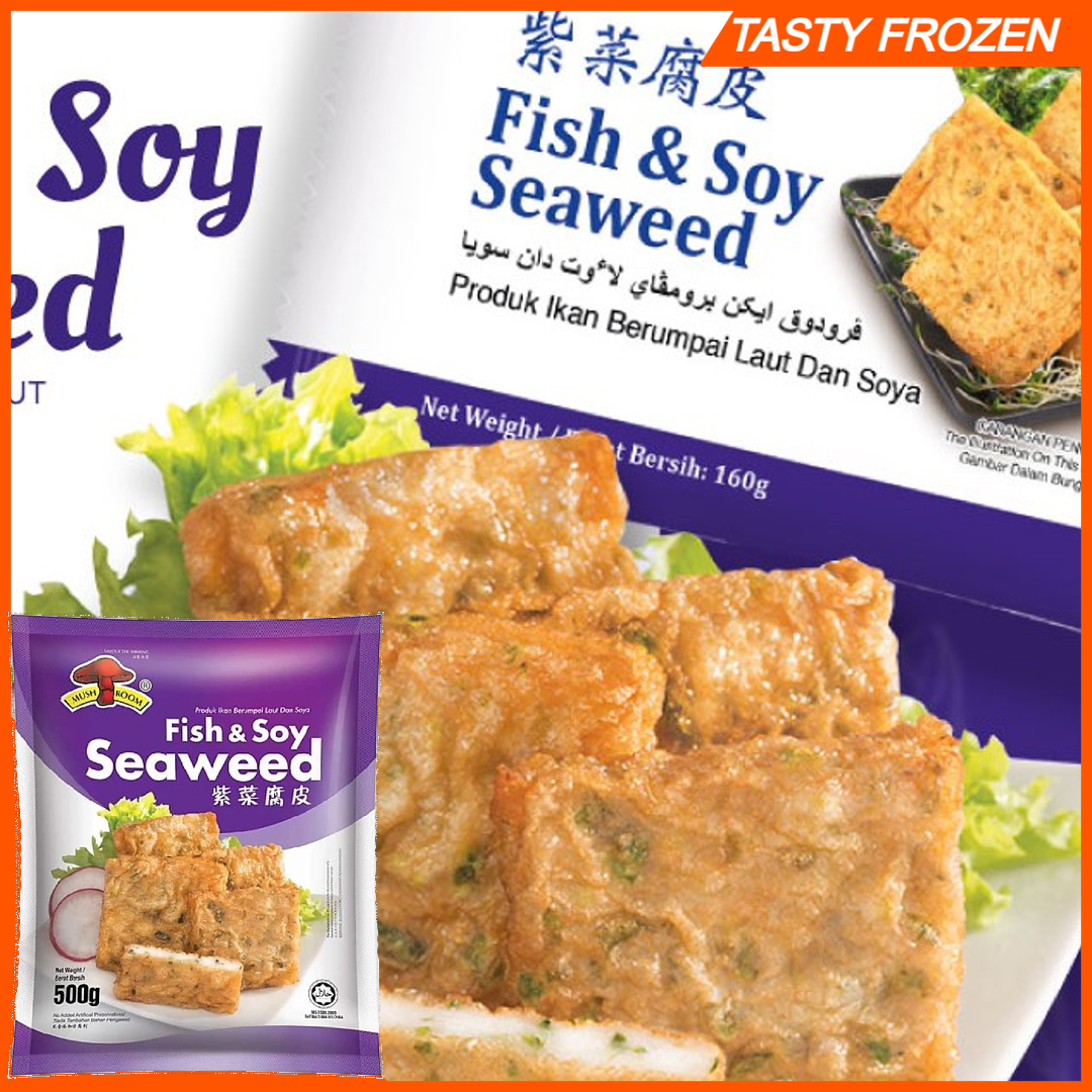 Mushroom Fish & Soy Seaweed 500g