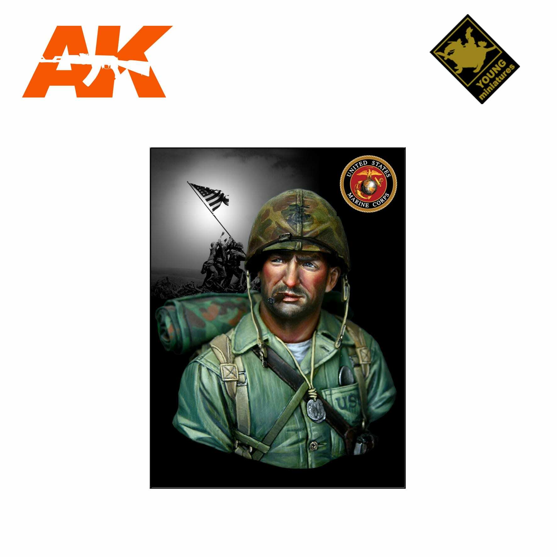 Young - USMC IWOJIMA 1945 bust