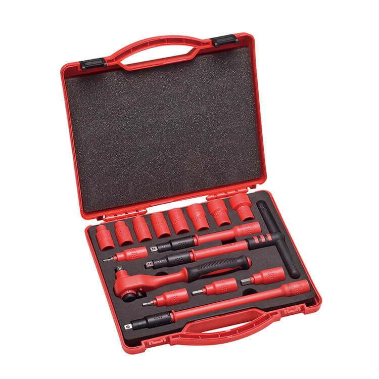 3/8" DR. 1000V Insulated Socket Set 16PCS