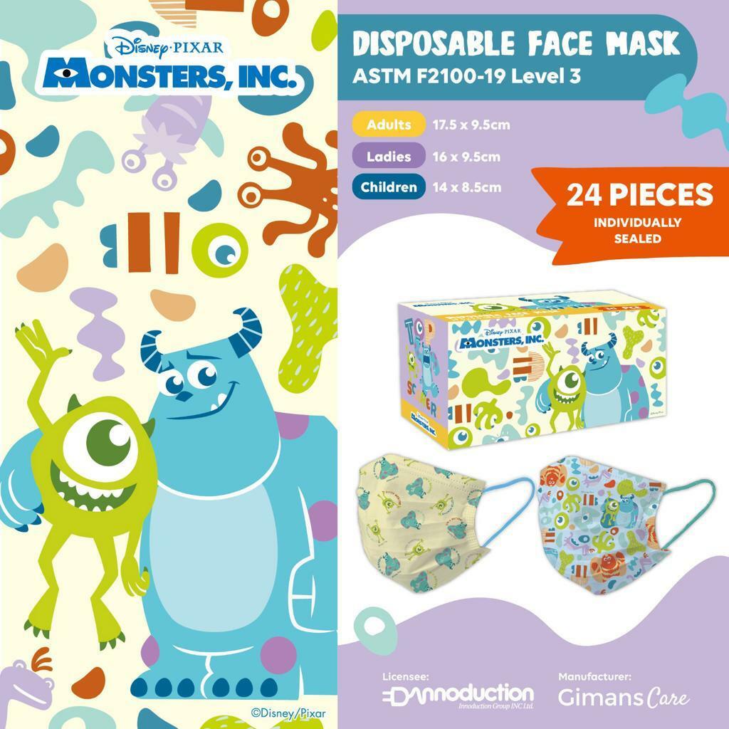 迪士尼 A. 怪獸公司 Monster, Inc. 兒童口罩