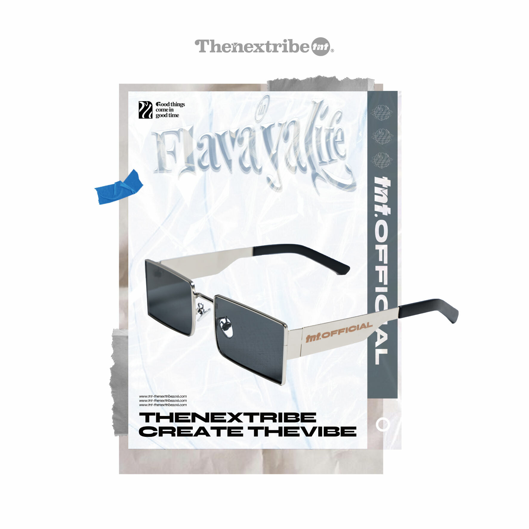 tnt® Cyber Glasses/Silver 銀色