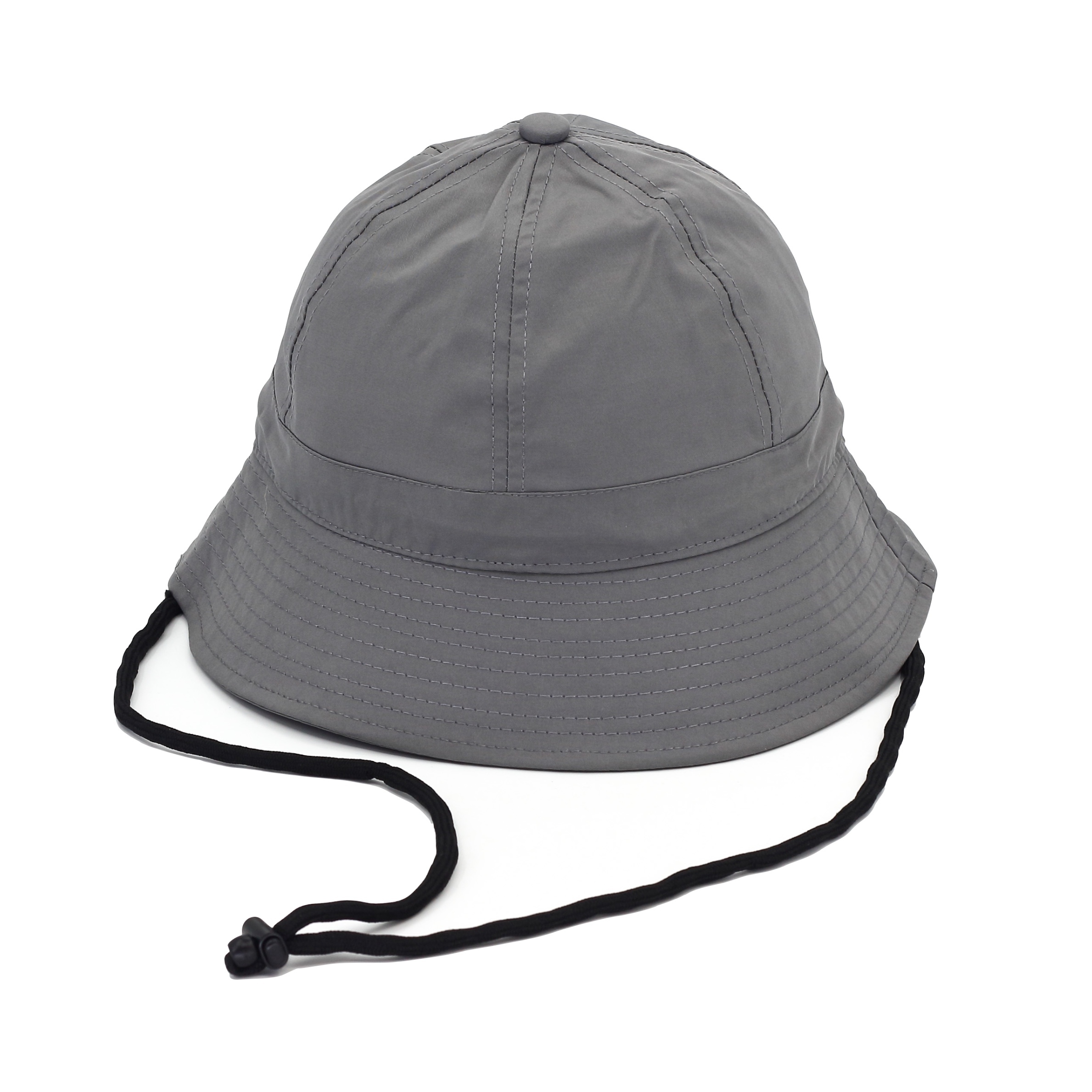 The Ash - Nylon Adjustable Explorer Bucket Hat Mid Grey