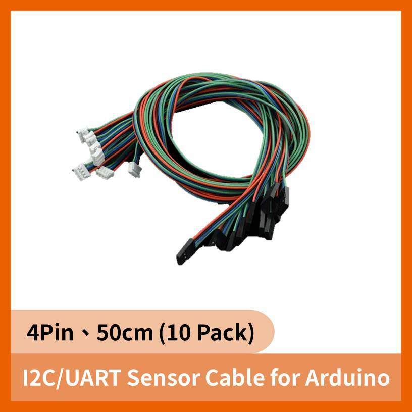 Gravity: 4Pin I2C/UART Sensor Cable for Arduino - 50cm