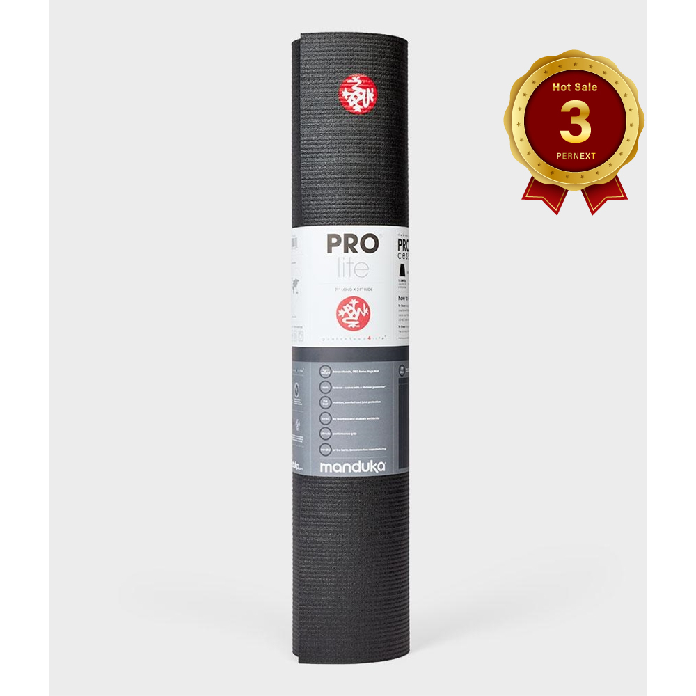 【Manduka】PROlite Mat 瑜珈墊 4.7mm - Black | PERNEXT YOGA